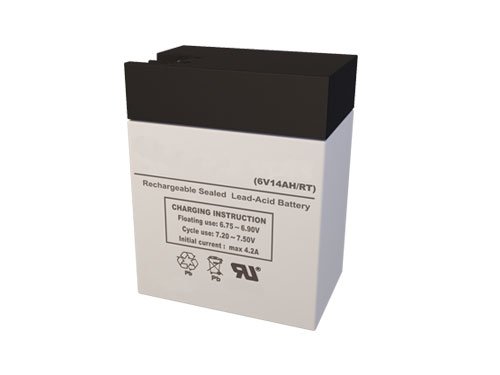 Leoch Battery LP6-13FP 6 Volt 14 AmpH SLA Replacement Battery with FP Terminal