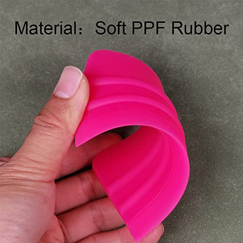 Gebildet PPF Squeegee Soft Silicone Rubber Scraper,Vinyl Wrap and Window Tint Windshield Glass Cleaning Squeege,Anti-Scratch TPU Coating Scraper for Car Vinyl Paint Protection Film Installation