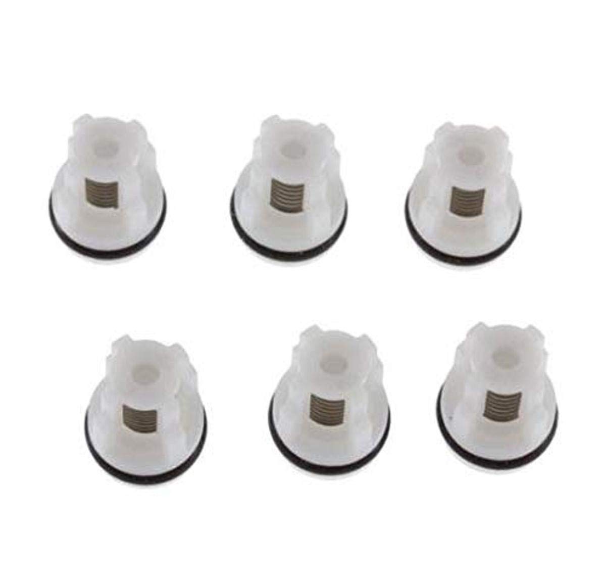 AR ANNOVI REVERBERI AR2233 Replacement Pressure Washer Valve Kit, RMW Series Pumps, EZ Start, Black, 6 Pack