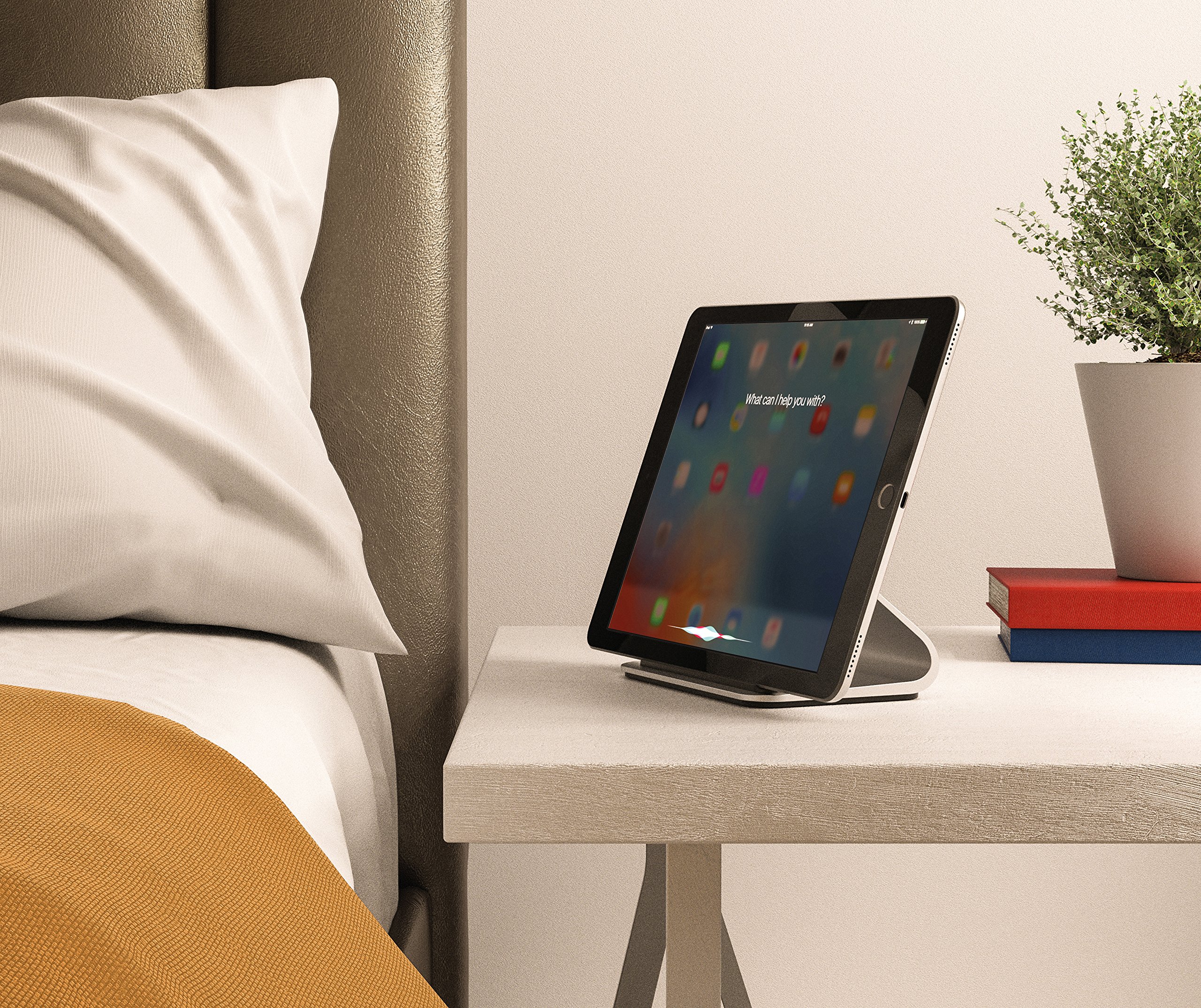 Logitech Base Charging Stand For IPad Pro 9.7-inch,10.5-inch, 12.9-inch (1st and 2nd gen) Premium Aluminum Construction Smart Connector Technology - Silver