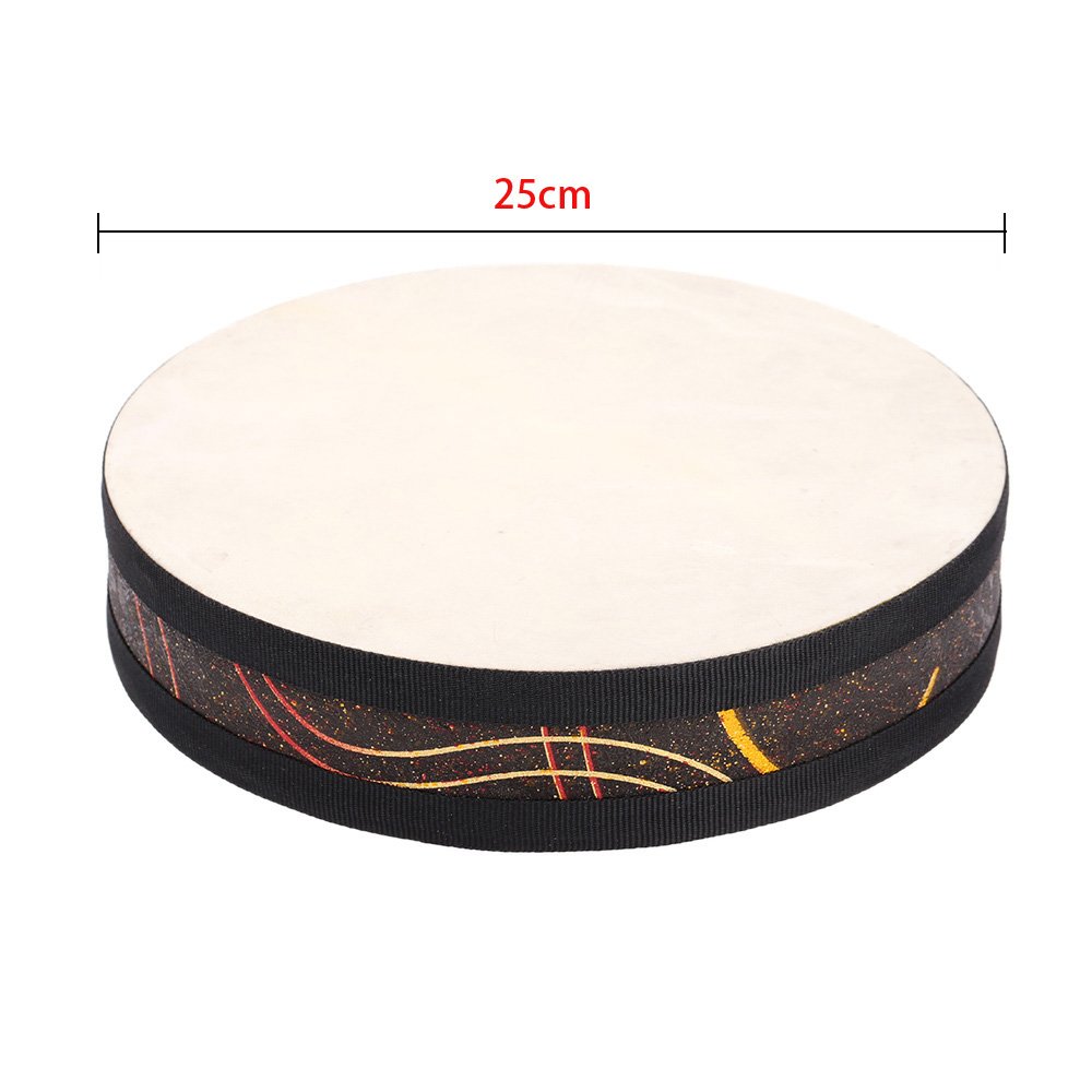 Andoer® Ocean Wave Bead Drum Gentle Sea Sound Musical Instrument Tambourine