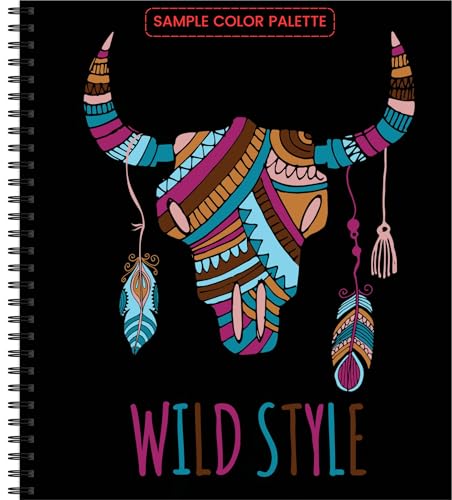 Color & Frame - Painted Deserts (Adult Coloring Book)