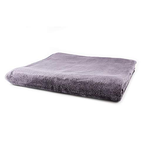 SGCB Premium Car Microfiber Towels 1 Pack Grey, 24" x 63β Car Drying Wash Towels Extra Large Car Towel Super Water Absorbent Scratch & Lint Free Detailing Polishing Buffing Finishing Towels