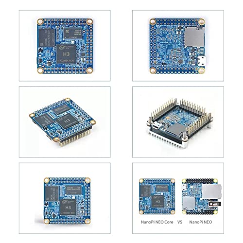 ATOZS NanoPi NEO Core Allwinger H3 Core Board Core Development Board 256MB+4G with -USB Line-Weld Pin Header
