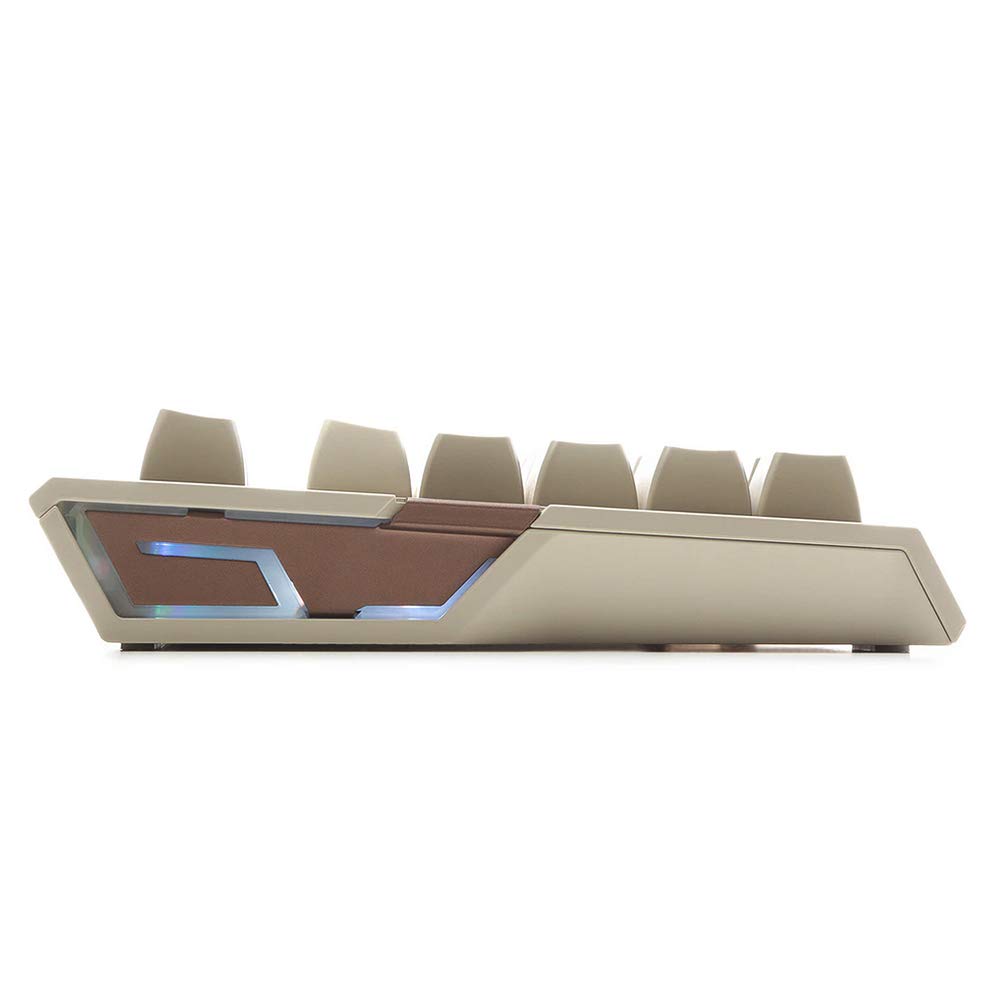 EPOMAKER Ajazz AK510 104 Keys Retro Mechanical Keyboard with PBT SP Spherical Keycaps and RGB Backlight for Gamer, Programmer, Office Work for or iOS Android Windows (Zorro Brown Switch)
