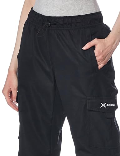 Arctix Women's Lumi Pull Over Fleece Lined Cargo Snow Pants, Black, Large