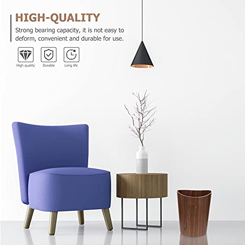Cabilock Wooden Trash can Rubbish Bin Wood Basket Trash Can Storage Wastebasket Household Garbage Bin Wooden Rubbish Paper Container Decorative Hotel Ash- bin for Home Home Wastebasket