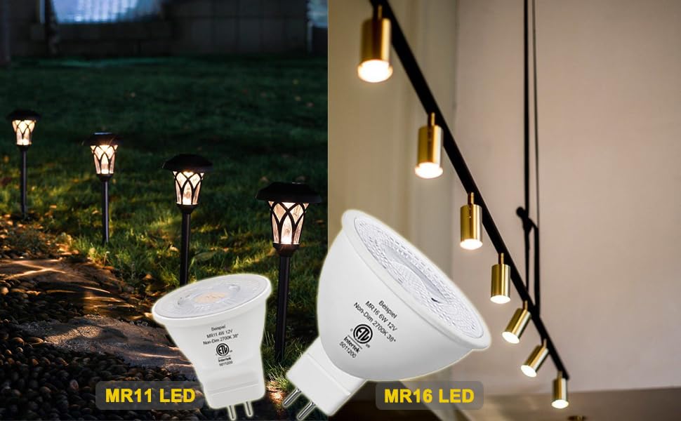 Beispiel MR11 Gu4.0 Bi-pin LED Light Bulb 4W 12VAC/DC Warm White 2700K for Outdoor Landscape Lighting Recessed Track Lights, Pack of 4
