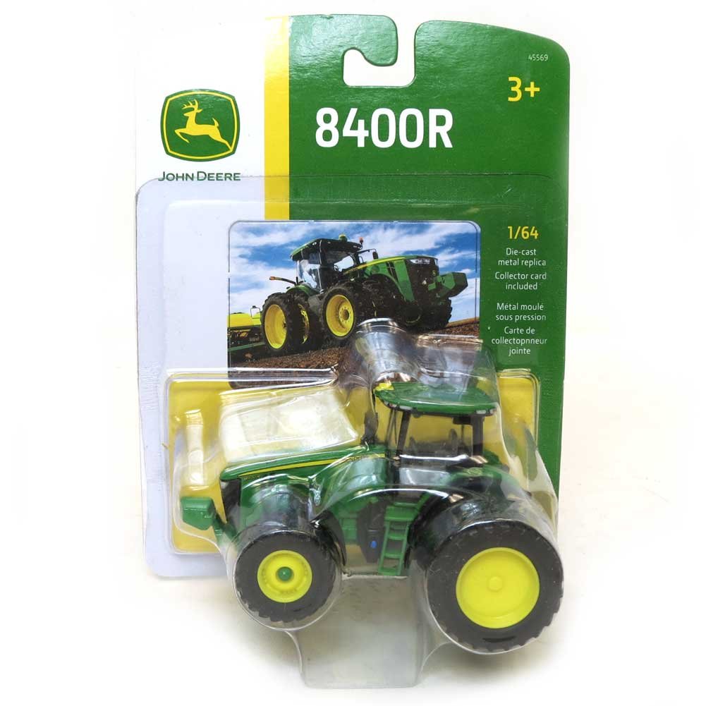 ERTL 1/64 John Deere 8400R Tractor with Rear Triples and Front Duals LP64762 45569