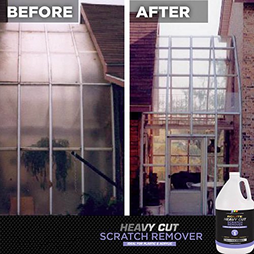 Rolite - RHCSR4z Heavy Cut Scratch Remover (4 fl. oz.) for Plastic & Acrylic Surfaces Including Marine Strataglass & Eisenglass, Headlights, Aquariums