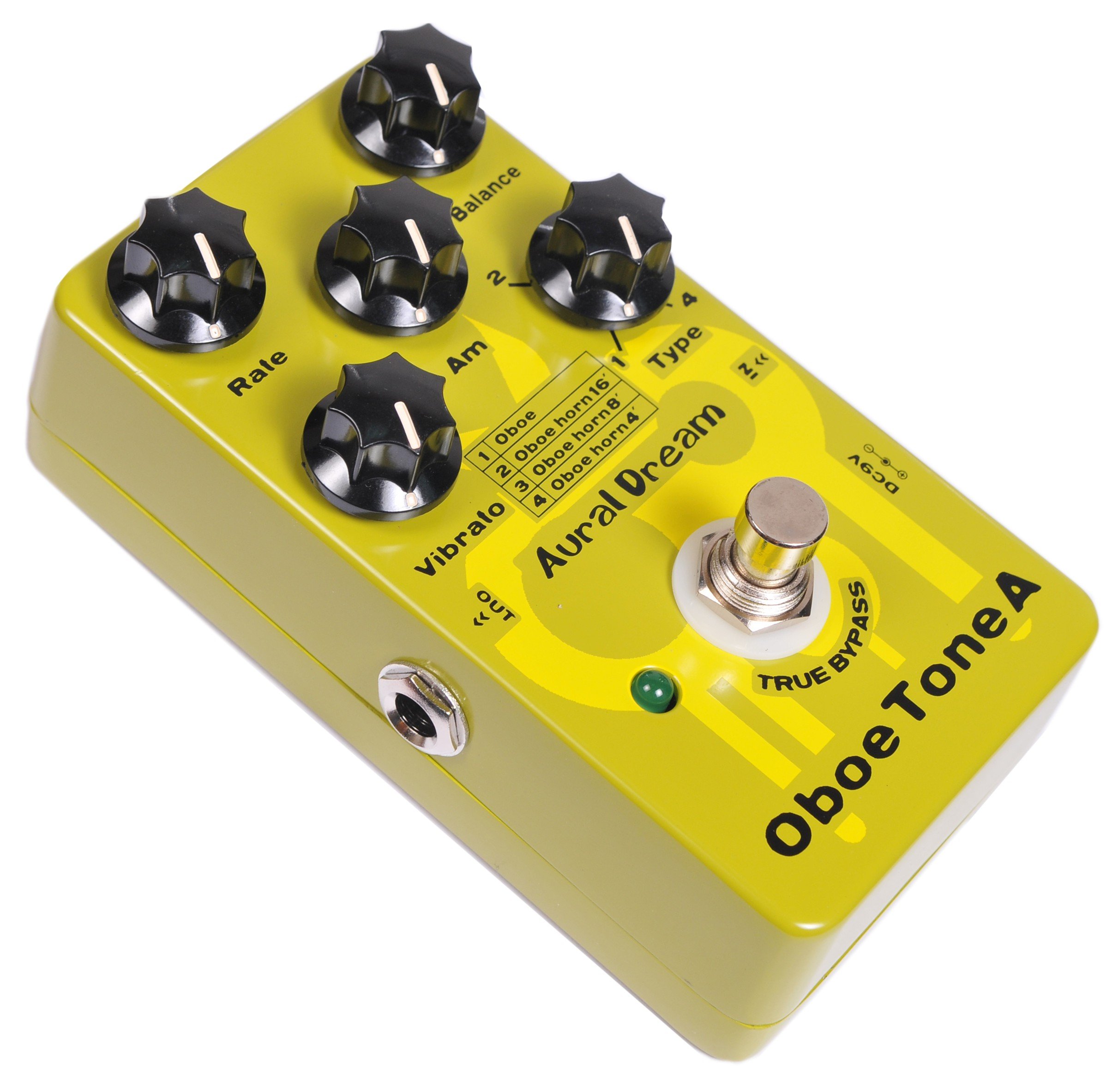Aural Dream Oboe Tone A Synthesizer Guitar Effect Pedal includes Oboe,Oboe horn 16',Oboe horn 8' and Oboe horn 4'with Vibrato module,True bypass.