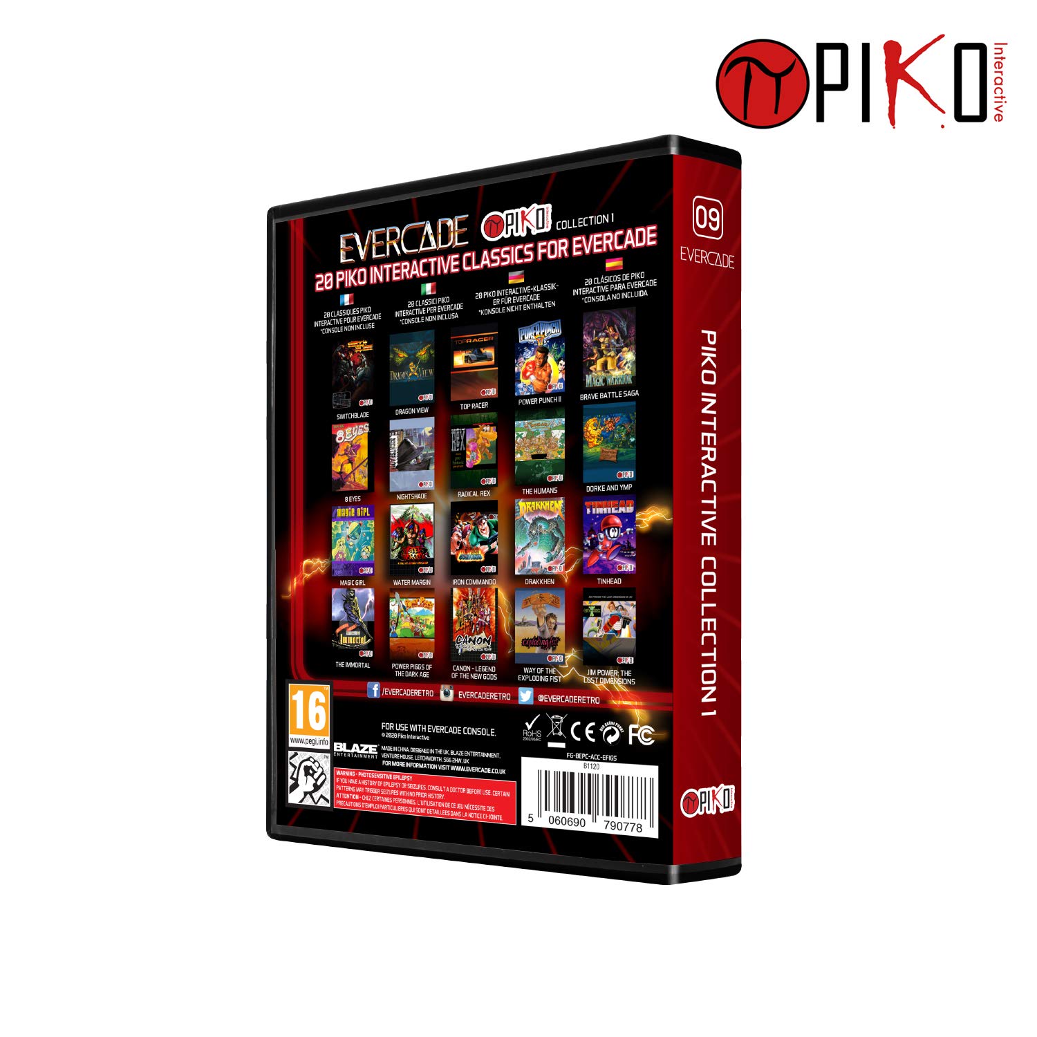 Evercade Piko Cartridge Collection 1 - Electronic Games