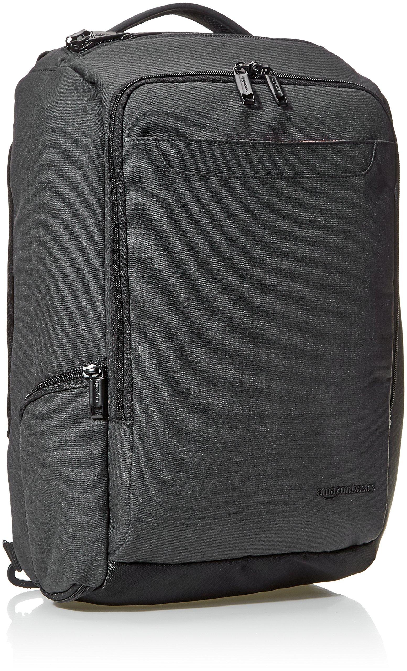Amazon Basics Slim Carry On Laptop Travel Overnight Backpack - Black