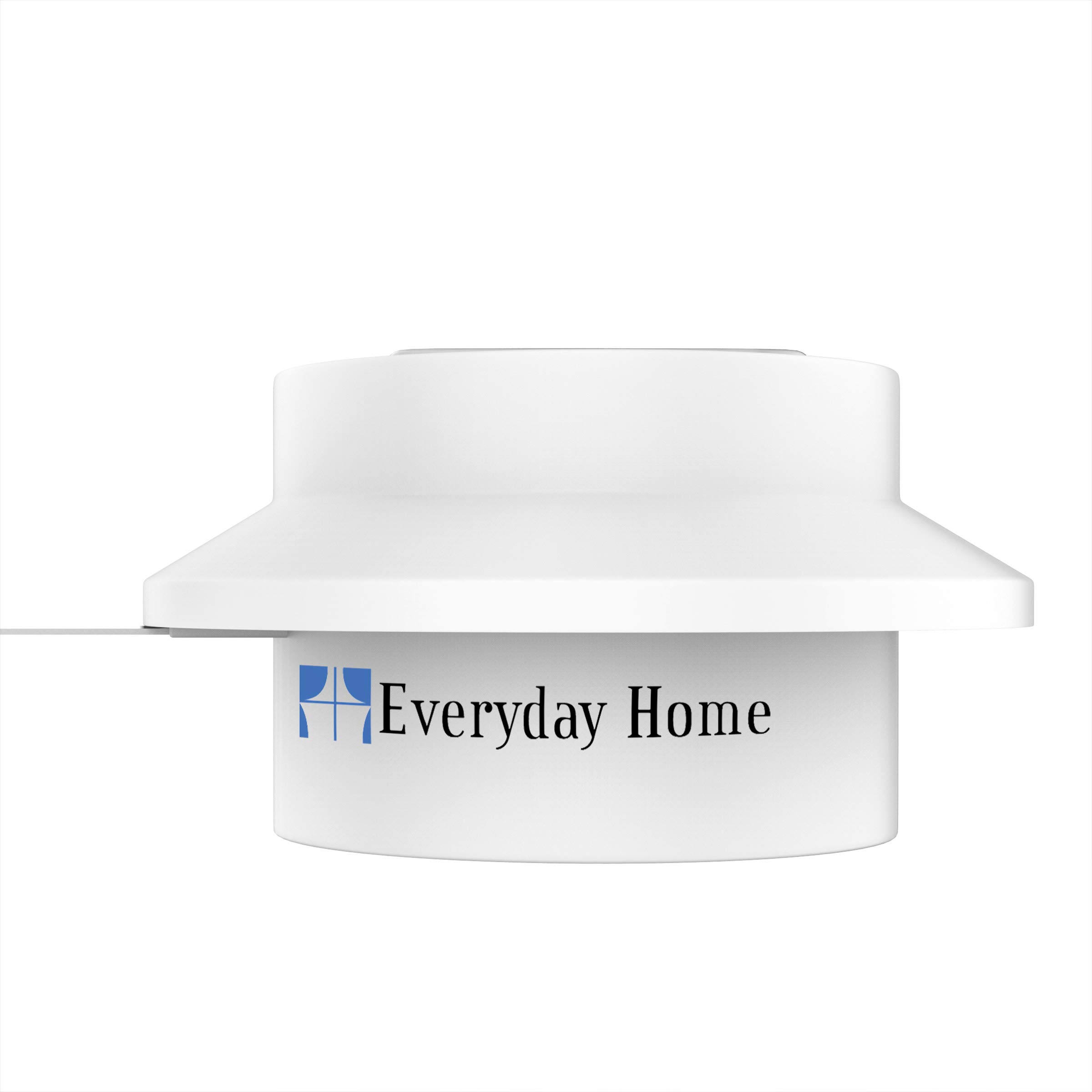 Everyday Home 80-109 Solar Outdoor Mounting Weather Resistant LED Illumination for Entrance, Walkway and Security Light, (Set of 2)