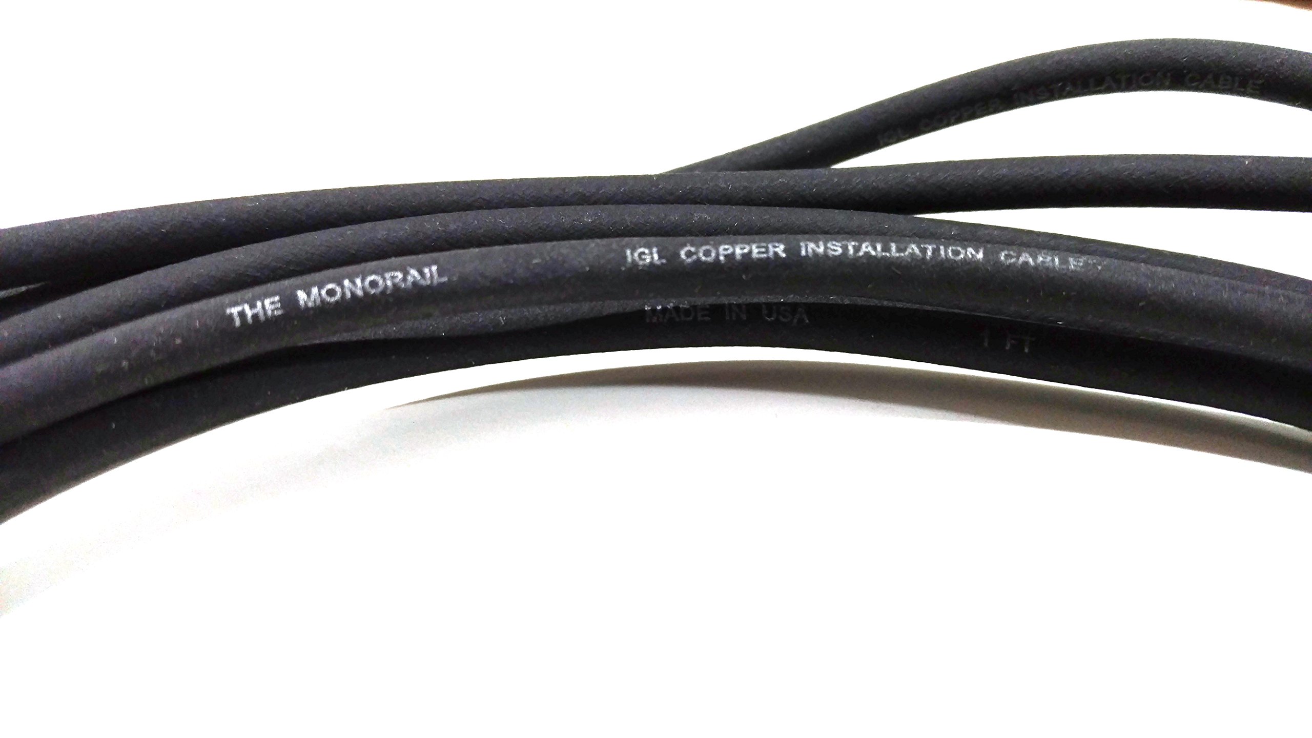 Evidence Audio Monorail - 20 feet bulk cable - Graphite Black (by E.A.R.S. PRO AUDIO)