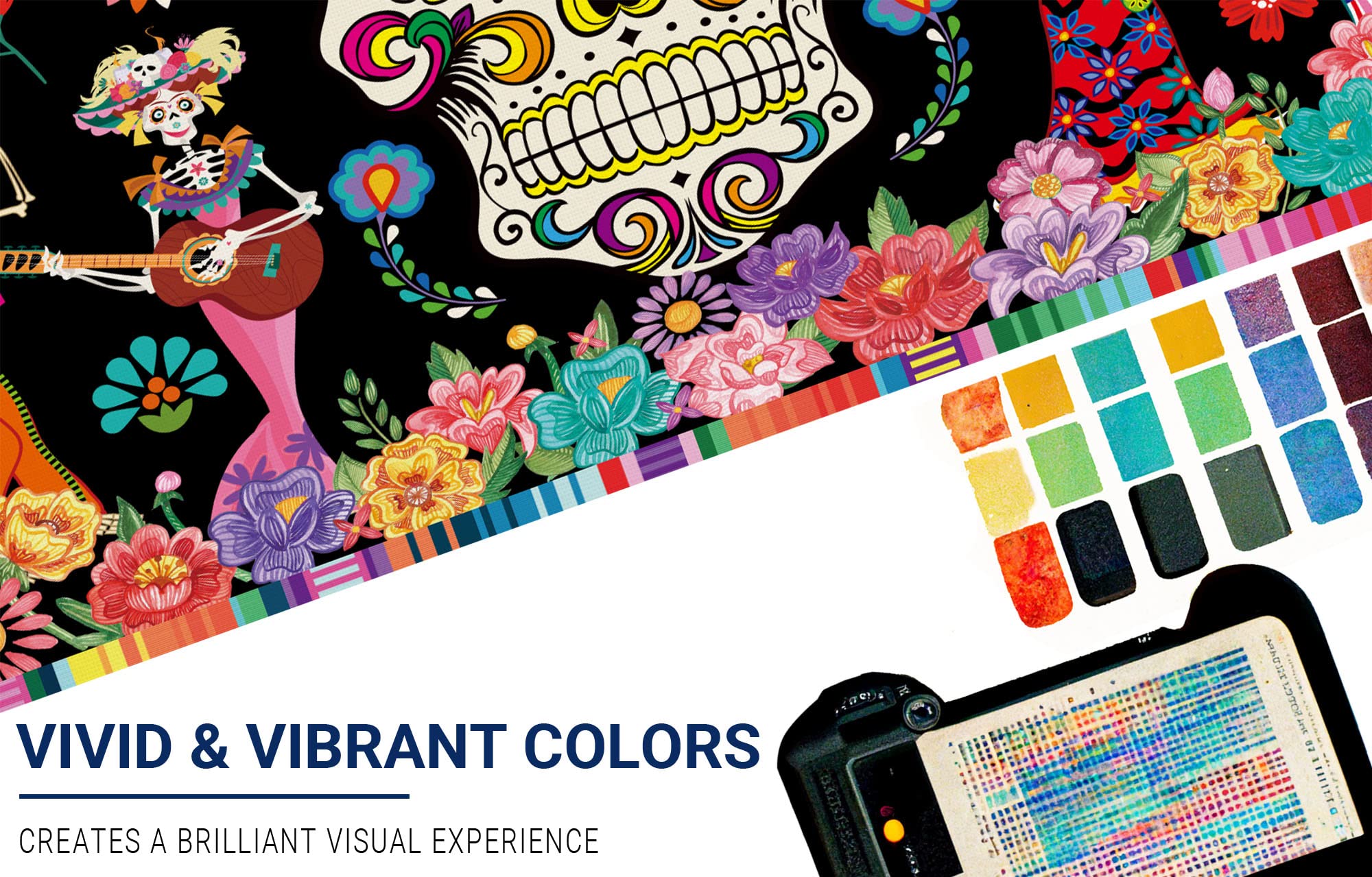 Allenjoy Day of The Dead Backdrop Mexican Dia DE Los Muertos Photography Background Fiesta Sugar Skull Party Banner Supplies Decoration Photo Booth