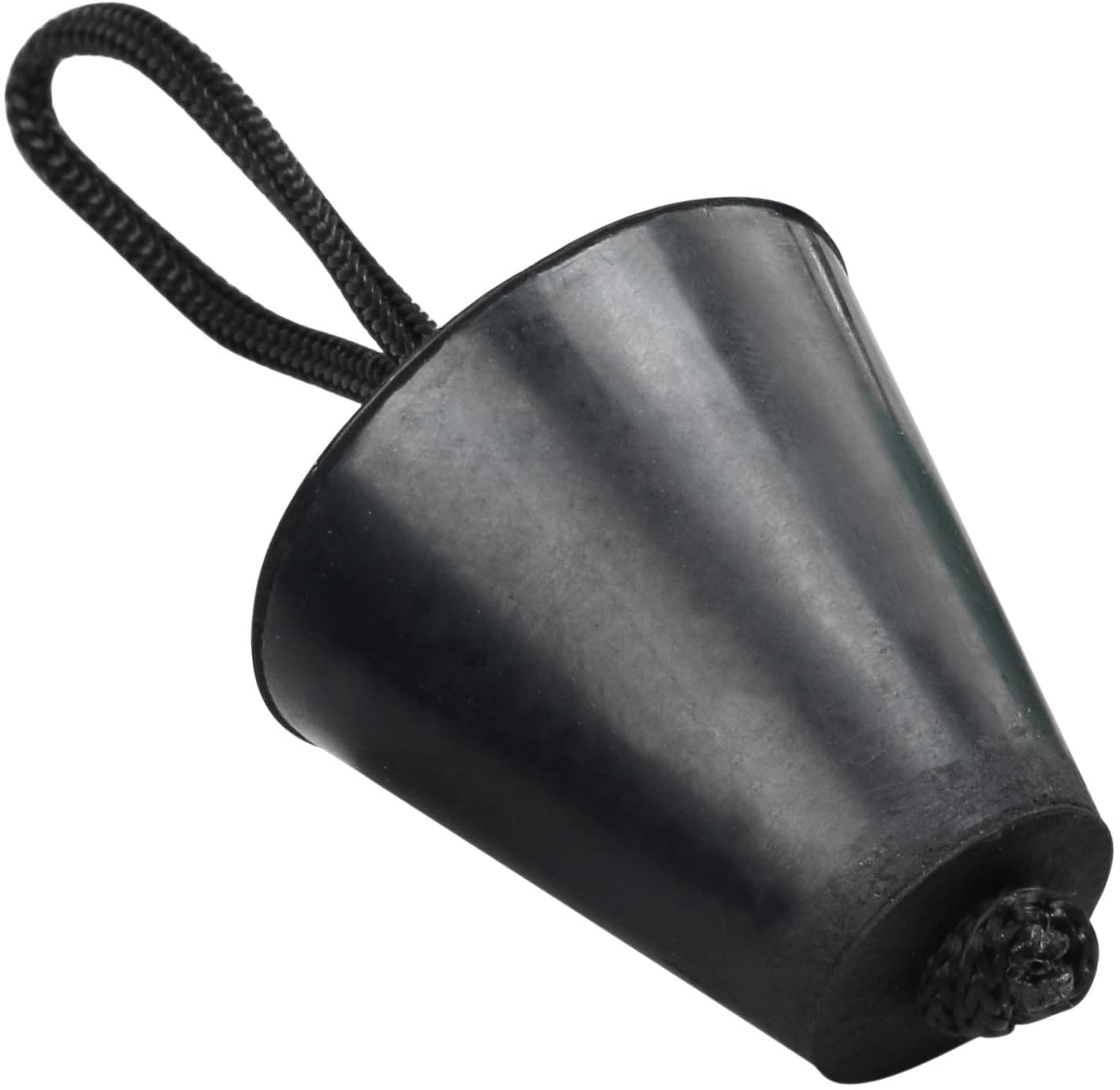 Amarine Made Pack of 12 Universal Kayak Scupper Plug Kit,Silicone Scupper Plugs Drain Holes Stopper Bung with Lanyard Fit for Kayaks Canoes (Black)