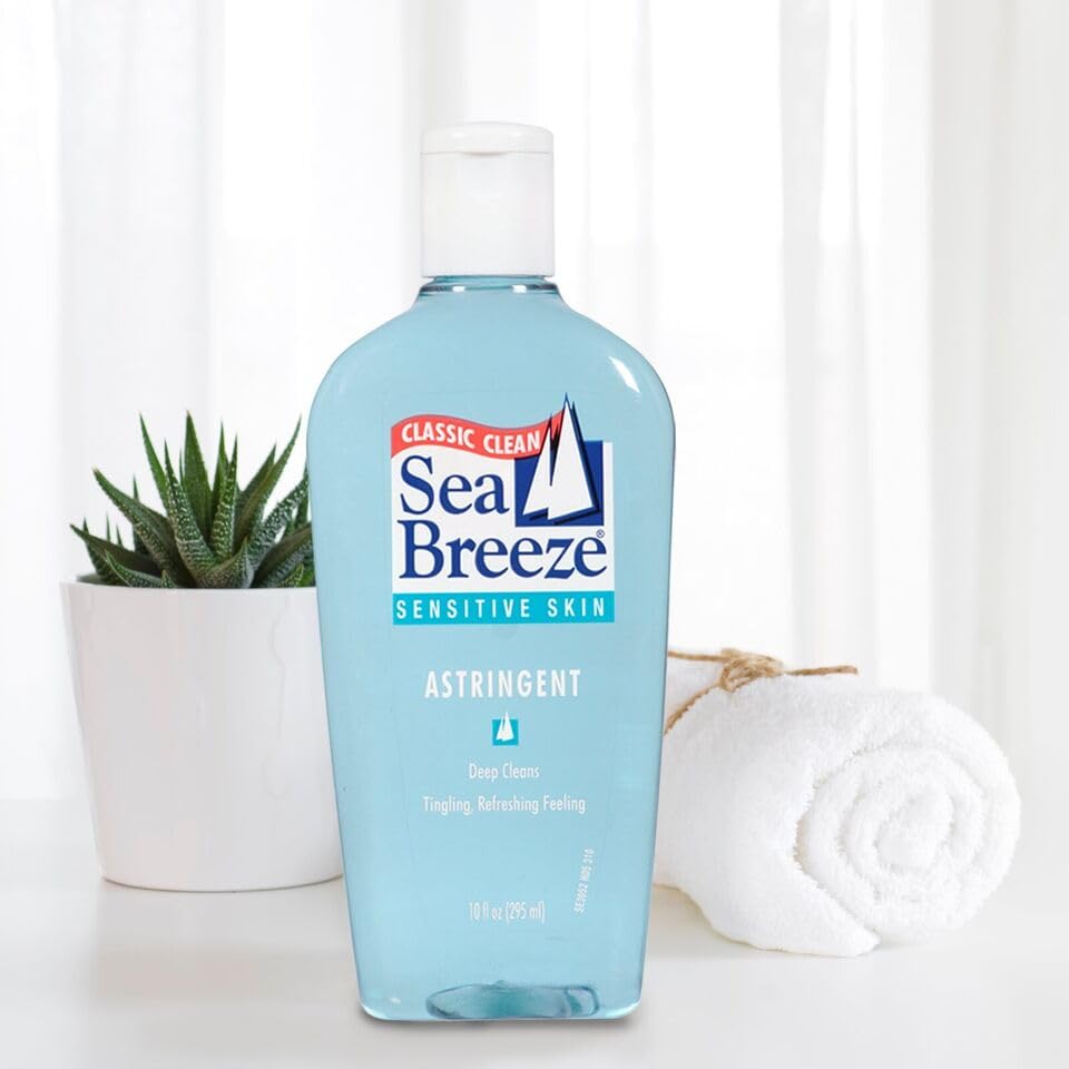 Sea Breeze Sea Breeze Fresh-Clean Astringent Sensitive Skin, 10 oz (Pack of 3)