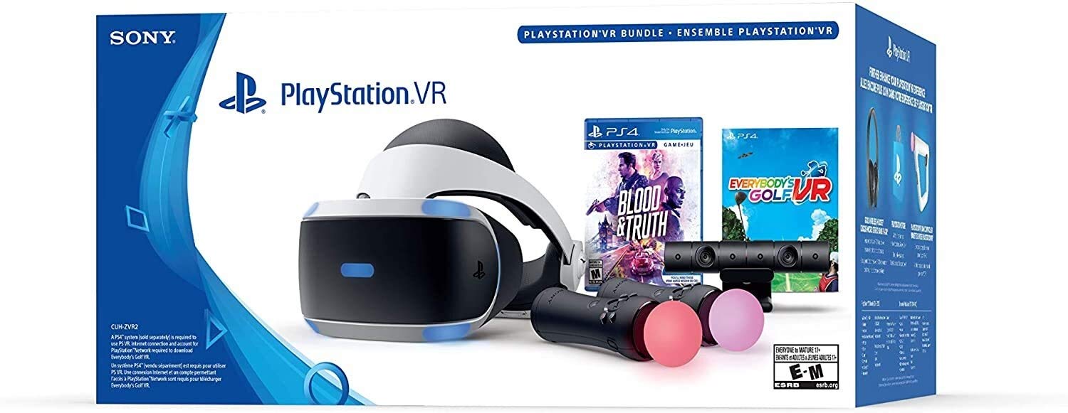 ETH QWER Playstation VR - Mega Blood + Truth Everybodys Golf Bundle