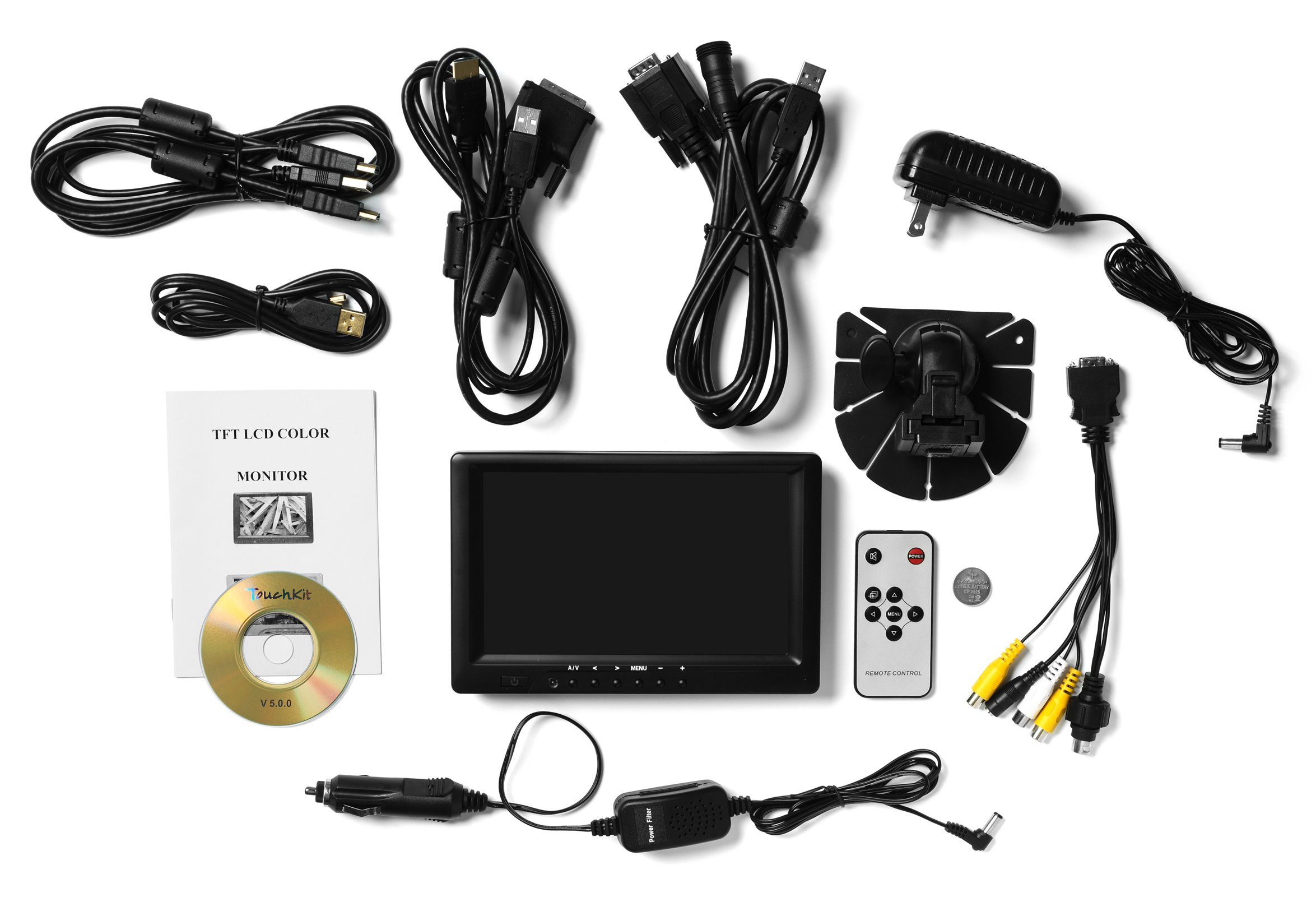 LILLIPUT 7" 5 Wire Auto Switching 669gl-70np/c/t-hb Vga Touch Screen with Dvi/hdmi Input by viviteq inc