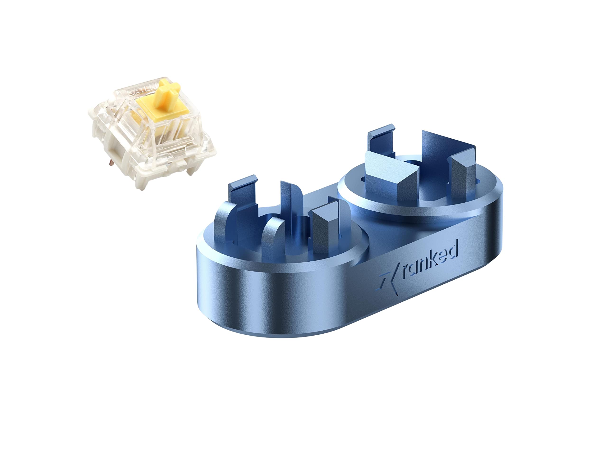 Bundle of 10 x Gateron ks-9 G PRO Yellow Switches for Mechanical Gaming Keyboards | Pre Lubed and Ranked Premium CNC Machined Switch Opener