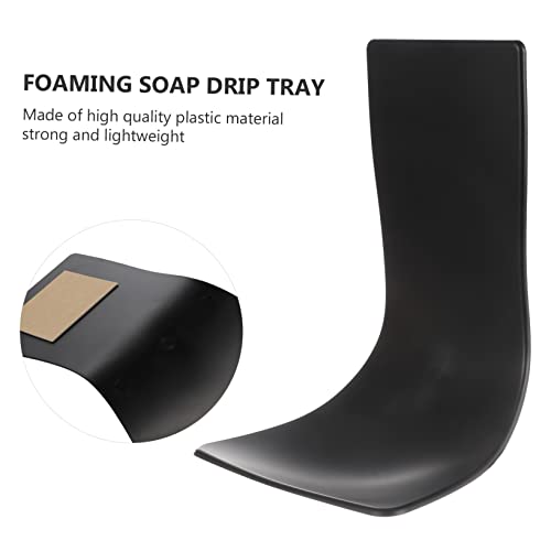 Alipis 3 pcs Water Tray foaming soap Electric soap Dispenser Catch Tray Dispenser Stand Drip Catcher Lip Gloss containers Wall-Mounted Soap Dispenser Tray drip Rack Water Drop Plastic
