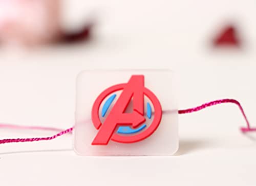 CHERKRAFT Rakhi for Small Brother Cartoon/Superhero Rakhi for Small Bhai Bro Rakhi Thread - CK069 (Design 2)