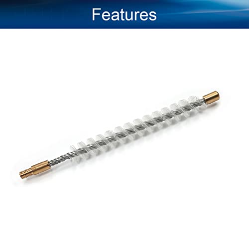 Bettomshin Freezer Refrigerator Coil Cleaning Tool 12.5mm/0.49 inch Dia Bristle Brush White 1Pcs