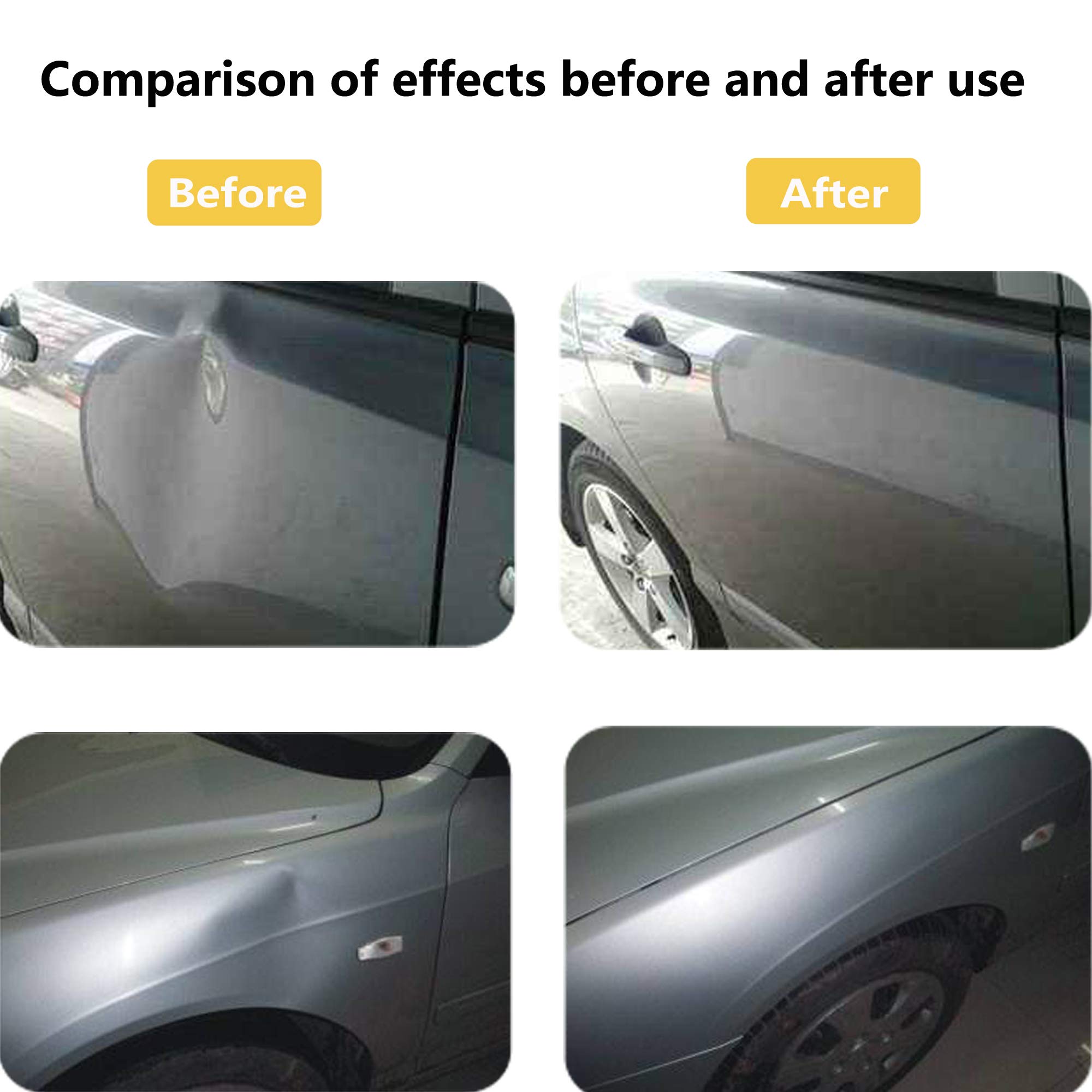 Anyyion Paintless Dent Repair Kits - 54pcs Car Body Paintless Dent Repair Tools - Car Clip Removal Tool (54PCS)