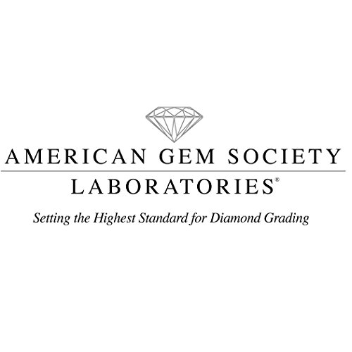 AGS Certified 1/2ct TW Diamond Hoop Earrings in 10K White Gold