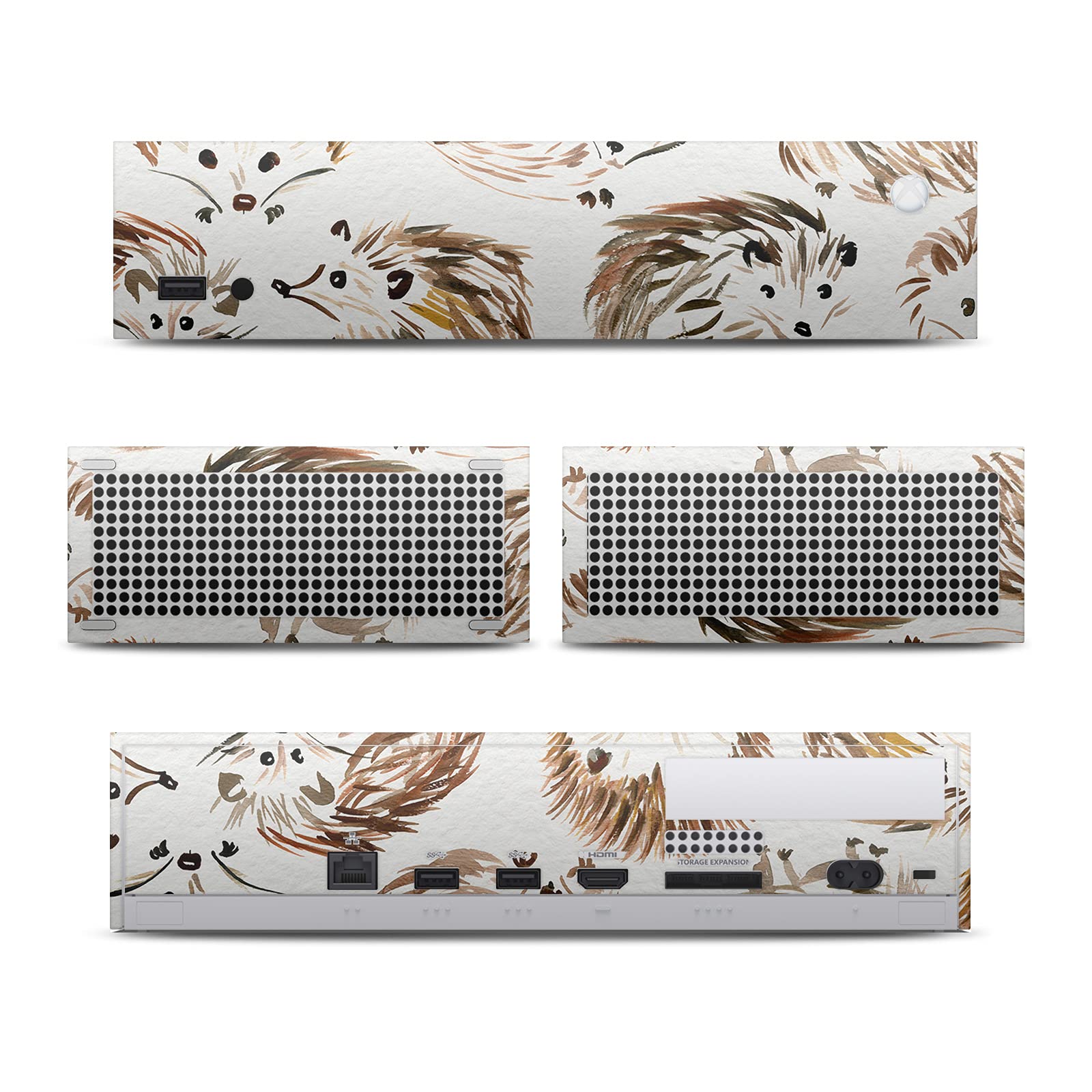 Head Case Designs Officially Licensed Cat Coquillette Hedgehogs Art Mix Vinyl Sticker Gaming Skin Decal Cover Compatible With Xbox Series S Console