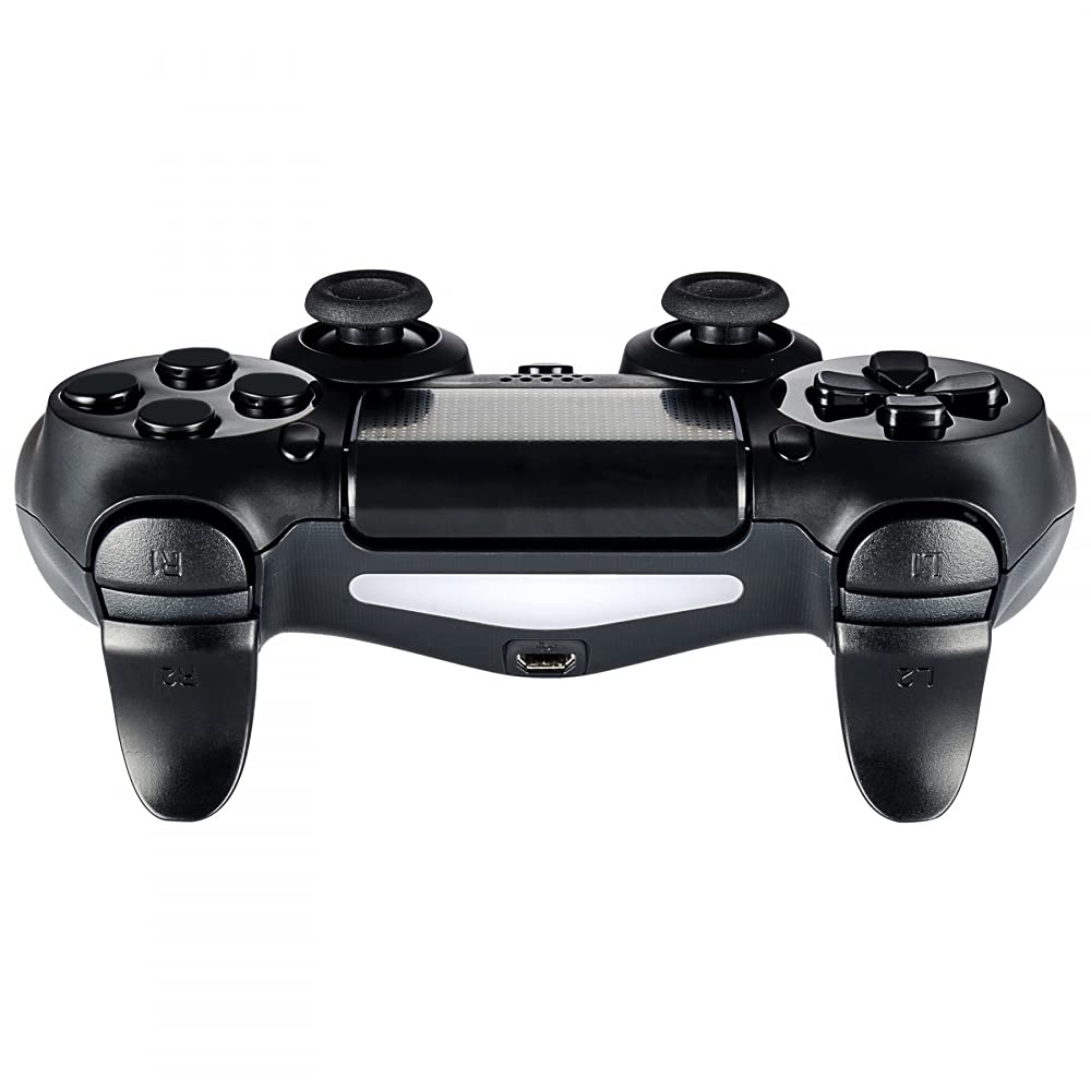 eXtremeRate Black 2 Pair Custom Trigger Extenders L2 R2 Buttons for PS4 Controller, Game Improvement Adjusters for PS4 Pro Slim Controller
