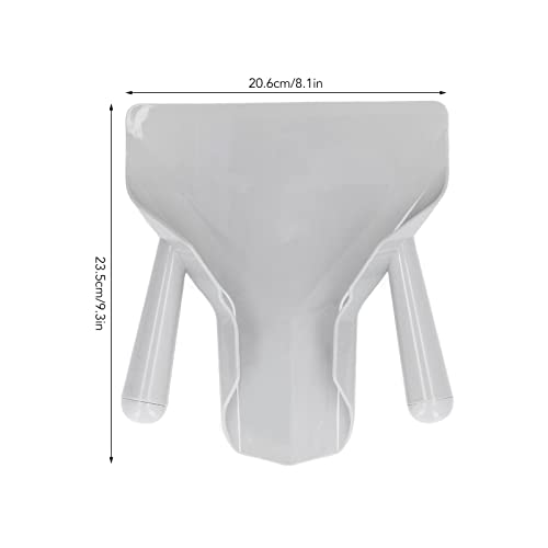 French Fry Popcorn Scoop, Chip Popcorn Bagger French Fry Bagger Commercial Fry Bagger Scooper Ice Candy Snacks Desserts Scooper with Dual Handle
