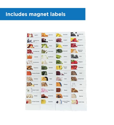 Can Rotation Organizer | Large Canned Food Organizer For Pantry | Black Large Food Rotation System | Harvest | Shelf Reliance (Can Rotation Organizer 28-32 oz (Medium))