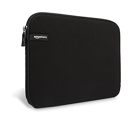 Amazon Basics 13.3-Inch Laptop Sleeve, Protective Case with Zipper - 10-Pack, Black