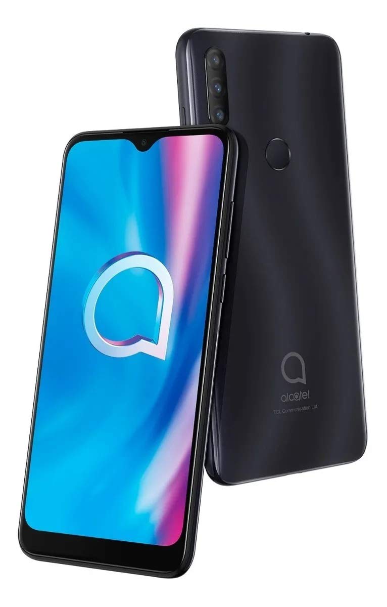 Alcatel 1S 2020 5028A 4G LTE 6.22" HD+, Octa-Core, Triple Camera, 32GB/3GB, 4000 mAh, Android 10.0 (GSM Only Not CDMA) (Power Gray)