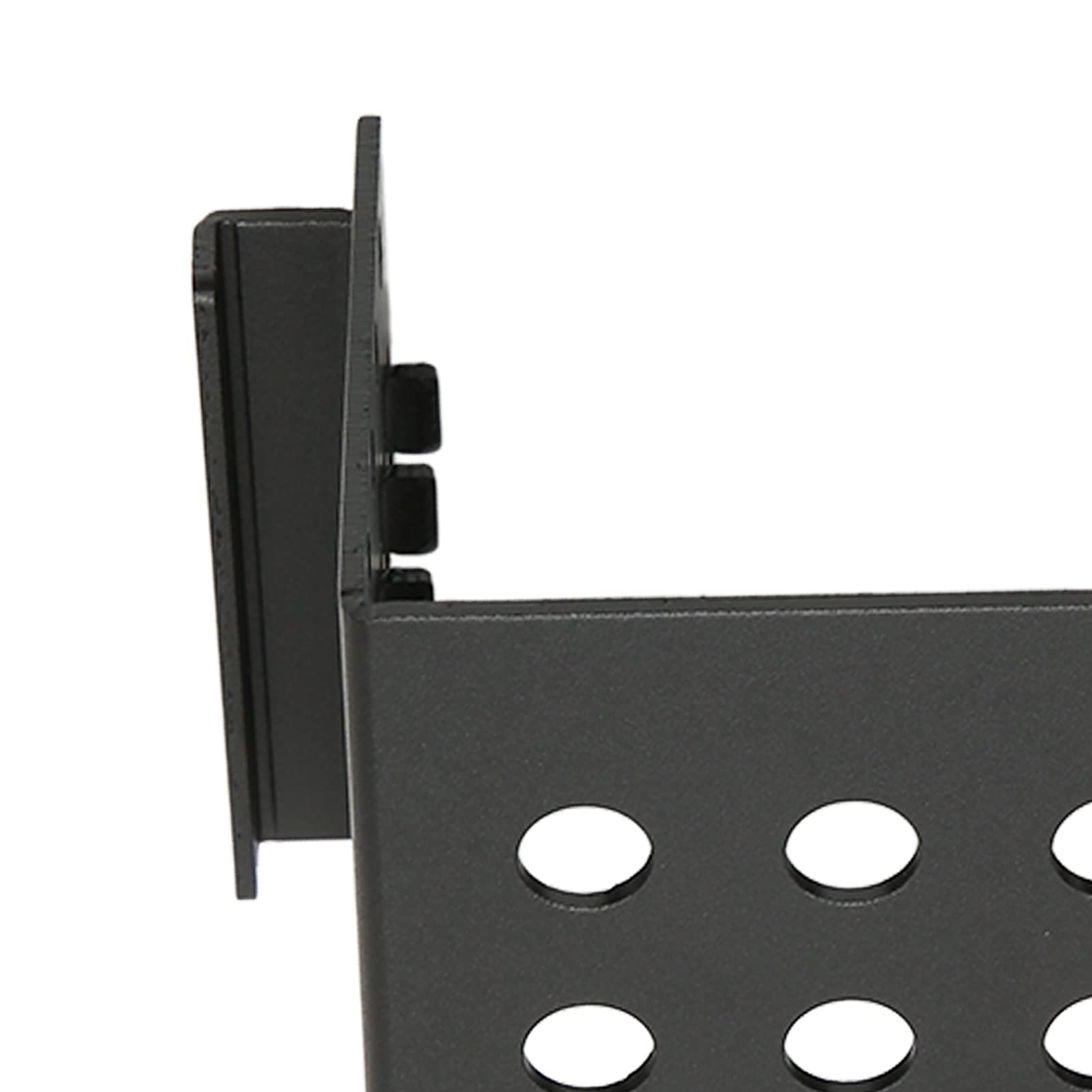 ASHATA 2.5in HDD Mounting Rack, 2.5 Inch Aluminium Alloy Hollow Hard Drive Storage Bracket, 2.5 Inch to 3.5 Inch Solid State Drive Built in Expansion for 2.5in IDE HDD SSD(Black)
