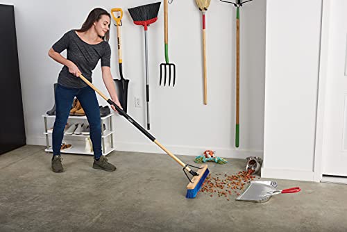 Harper 20201044 24 in. Indoor/Outdoor Dry All-Purpose Push Broom with Dual Bristles, for Dust, Gravel, Debris