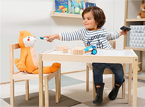 Kit | Premium Solid Wood Table and 2 Chairs Set for Toddlers (Ages 1-3) - Ideal for Children's Playrooms
