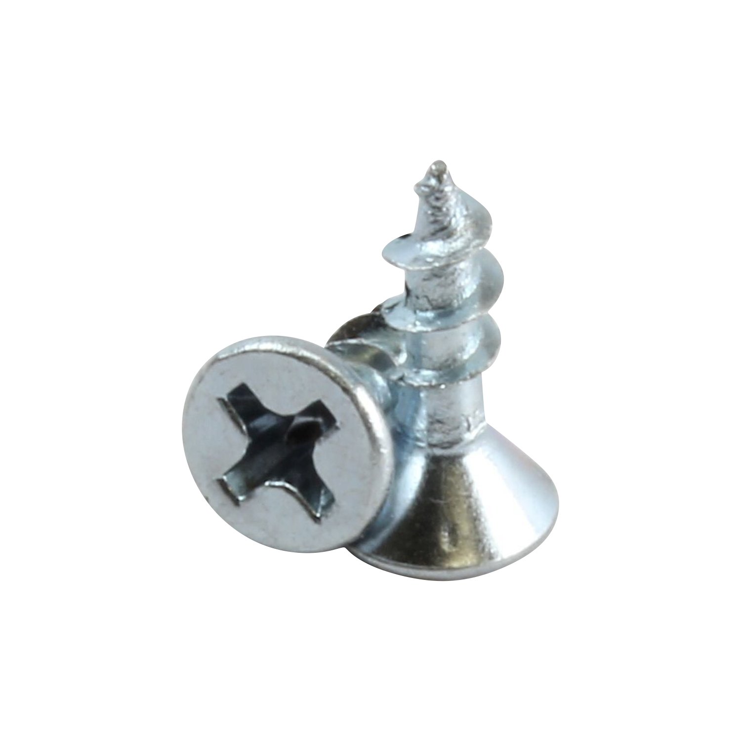 Rok Hardware 1000 Pack #6 x 1/2" Coarse Thread Phillips Flat Head Wood Screws Zinc MDF