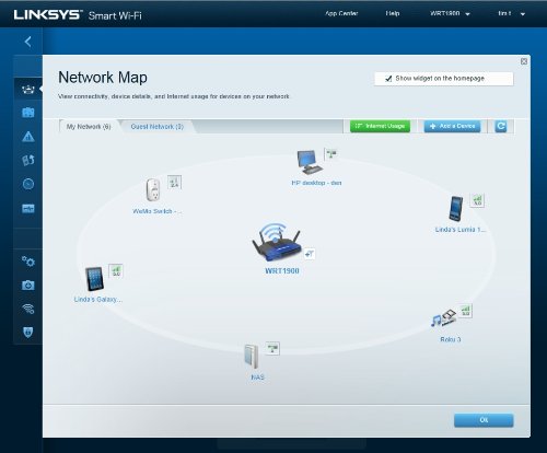 Linksys WRT1900AC 2.4 and 5GHz Dual Band Smart Wi-Fi Wireless AC Router (WRT1900AC-EJ)