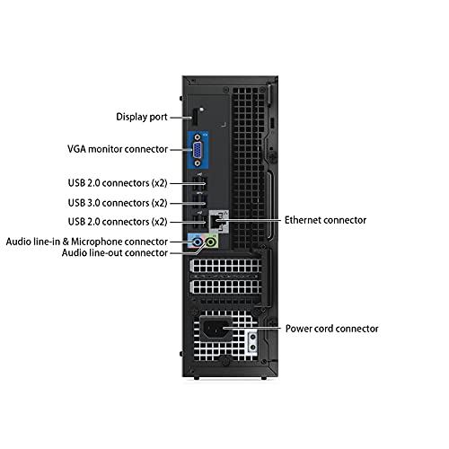 DELL Optiplex 3020 SFF Desktop PC - Intel Core i5-4570 3.2GHz 8GB 500GB DVDRW Windows 10 Professional (Renewed)']
