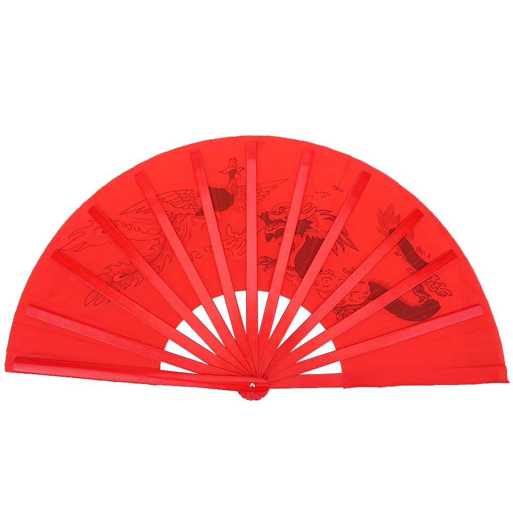 AUHX Chinese Fan, Dance Fans Environmental Sturdy Colorfast for Training for Practice
