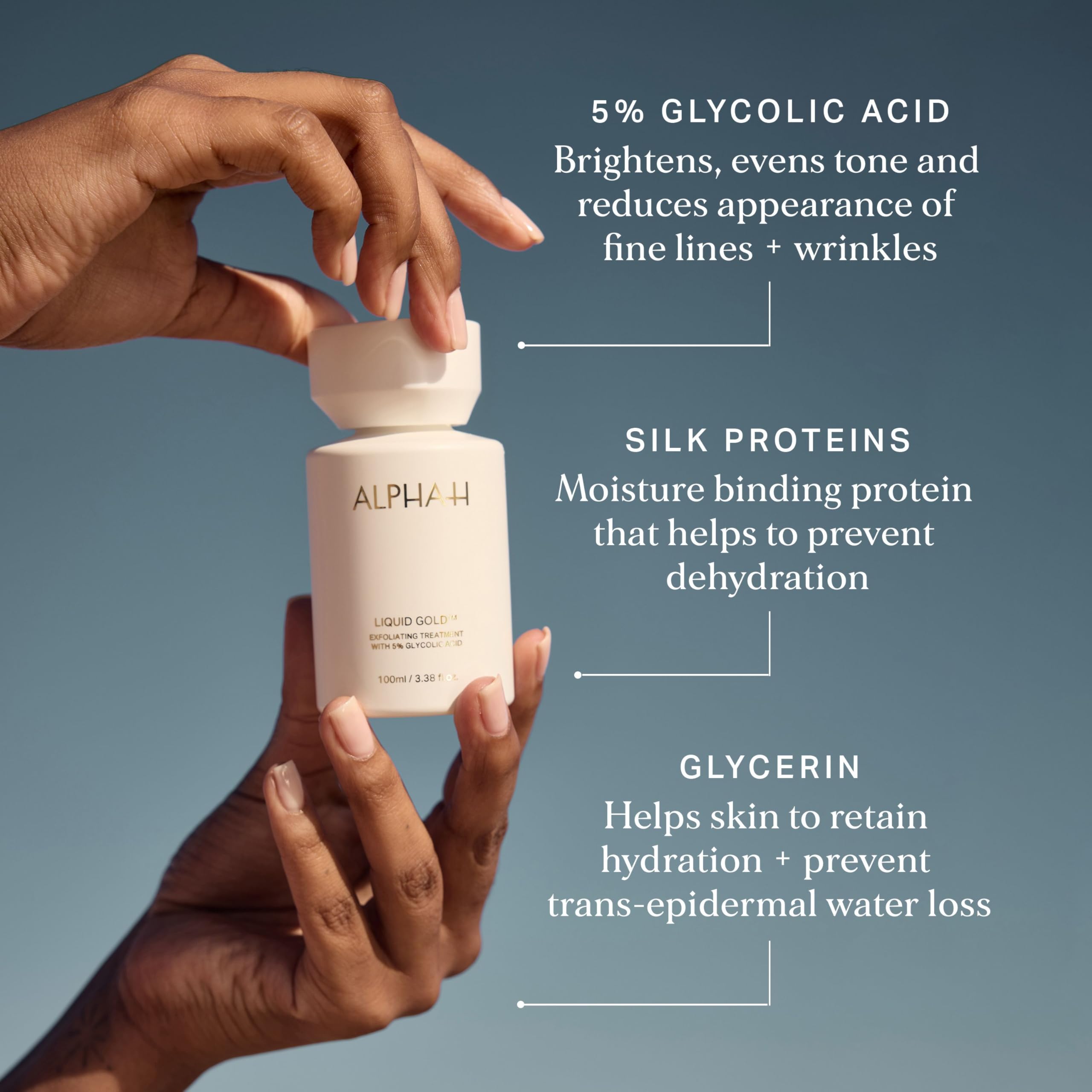 LIQUID GOLD EXFOLIATING TREATMENT WITH 5% GLYCOLIC ACID