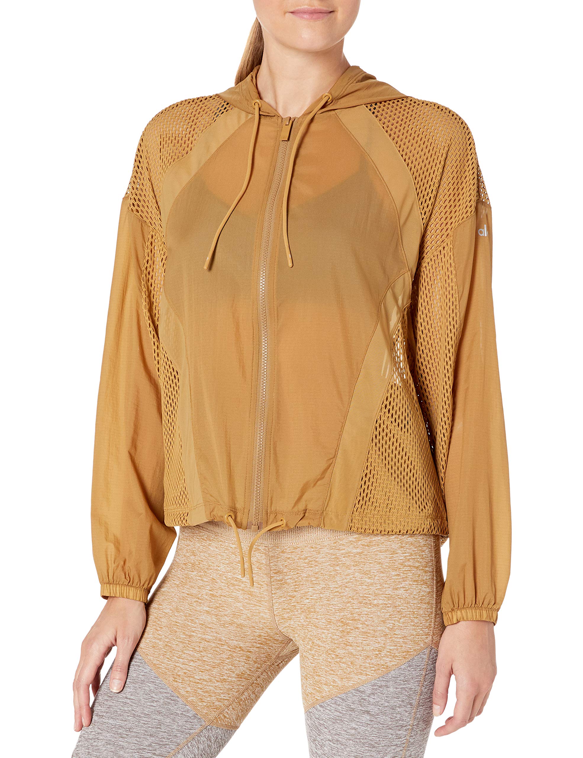 Alo Yoga Women's Feature Jacket, Caramel, Small
