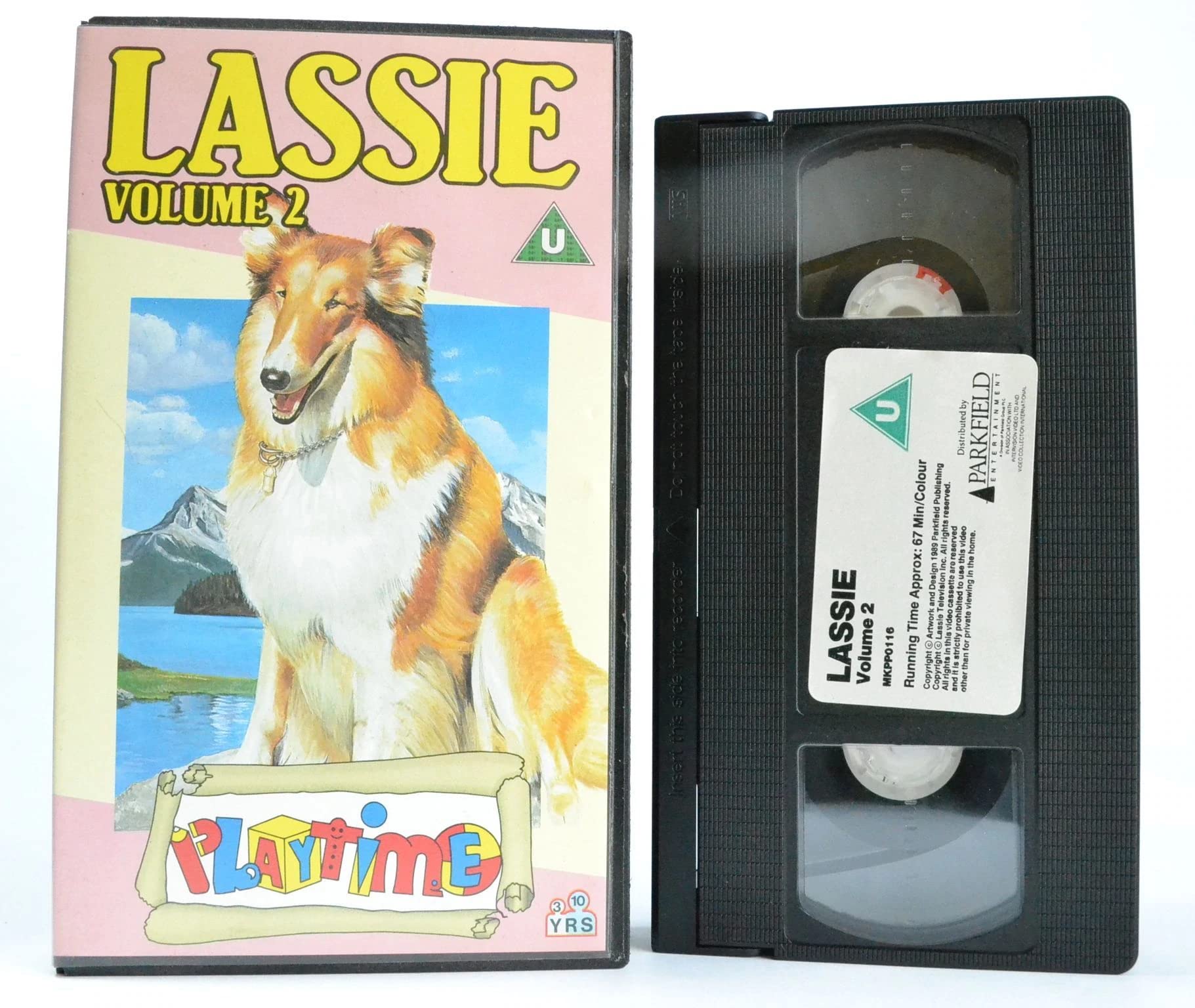 Lassie Volume 2 VHS Video from Playtime suitable for 3 to 10 year old Children