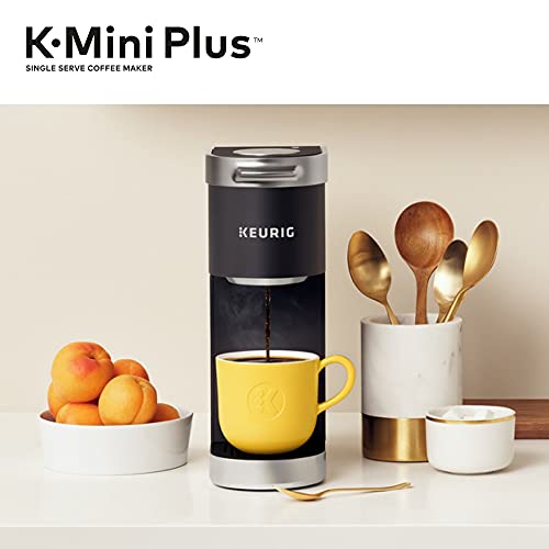 Keurig K-Mini Plus Coffee Maker with Newman's Own Organics Newman's Special Blend, 32 Count
