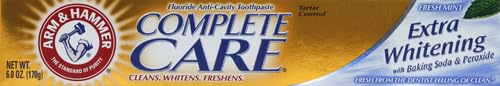Arm & Hammer Complete Care Toothpaste, Fresh Mint, Whole Mouth Protection, 6.0oz