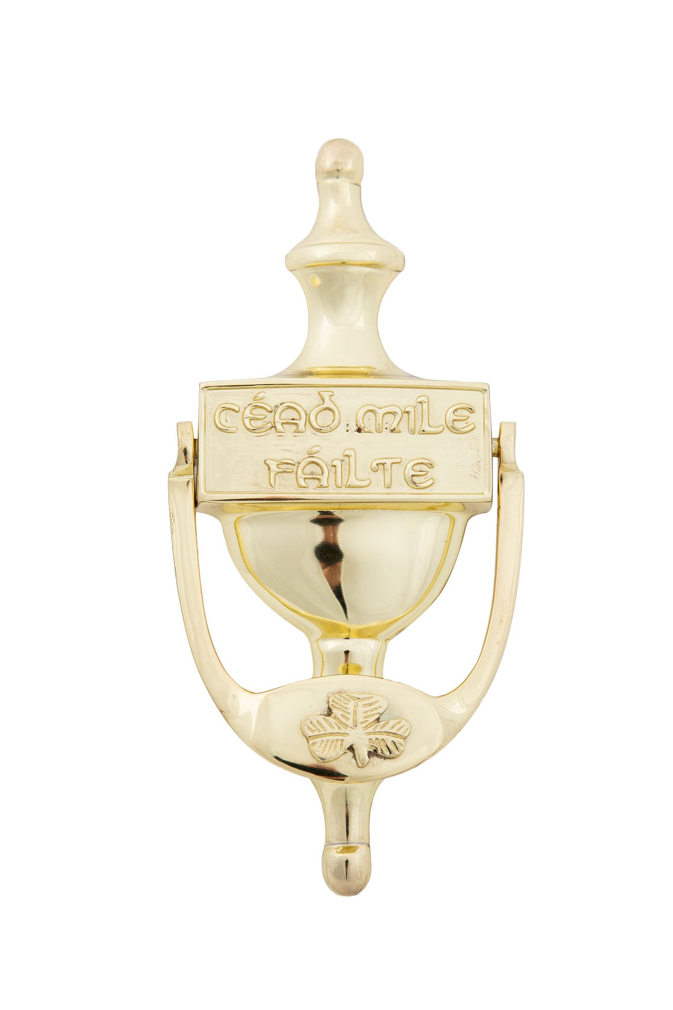 Exclusively Irish Cead Mile Failte - Shamrock Door Knocker