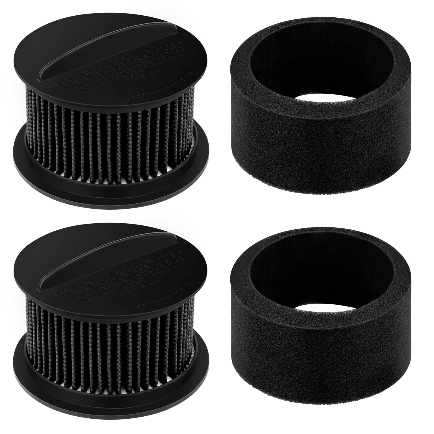 Anewise 2 Pack 32R9 Replacement Filters for Bissell PowerForce PowerGroom Cleanview Helix Turbo Inner & Outer Vacuum Cleaner Filter Set, Replace Part 203-7913, Model 1240, Not Fit for Style 9 Filter